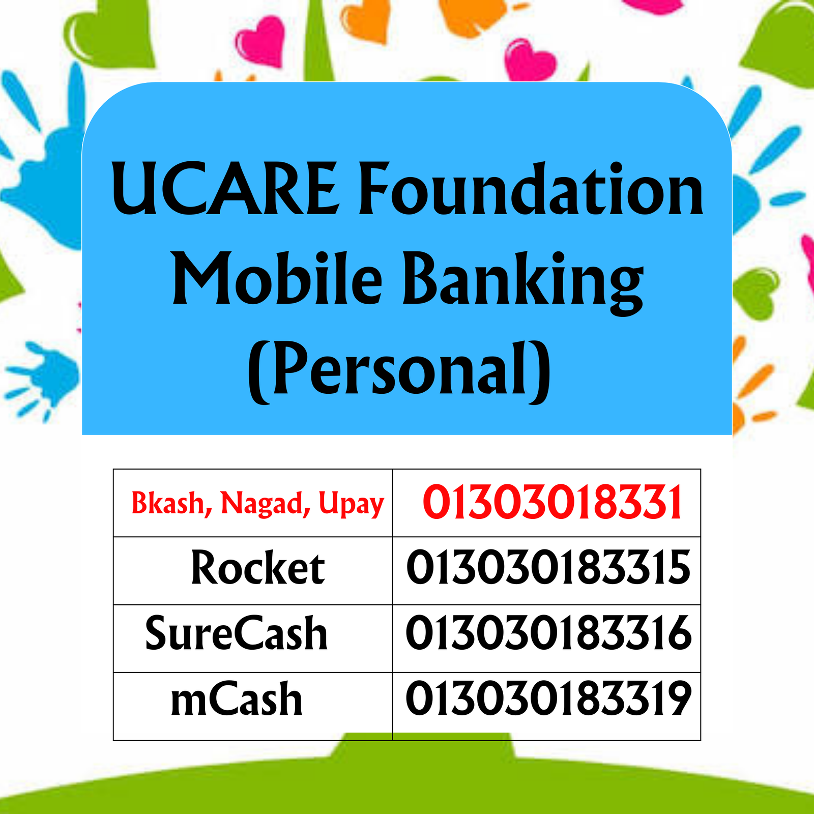 UCARE Foundation | তারুণ্যের শক্তি ই, মানবতার মুক্তি